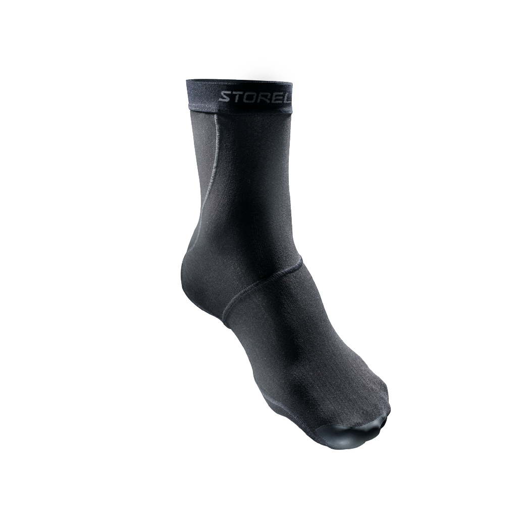 Storelli BodyShield Soccer Leg Guard & Shin Guard - Black/White (x2)